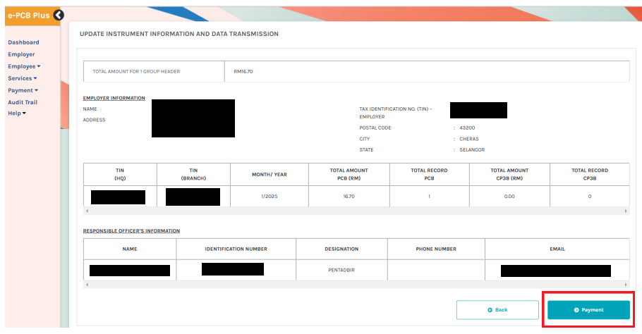 How to Upload TXT File and Make Payment on e-PCB Plus System