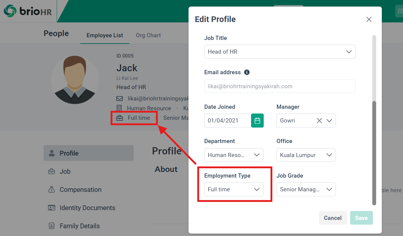 Understanding CP8D Employee Status Field and Setting Status 1 ...
