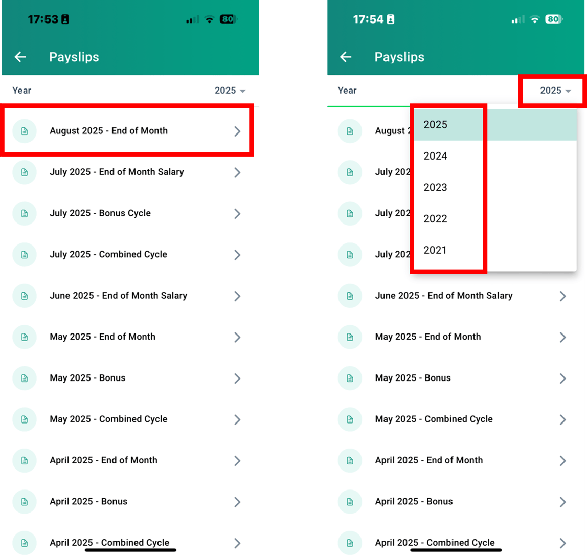 How to View and Download Payslips from BrioHR Mobile App
