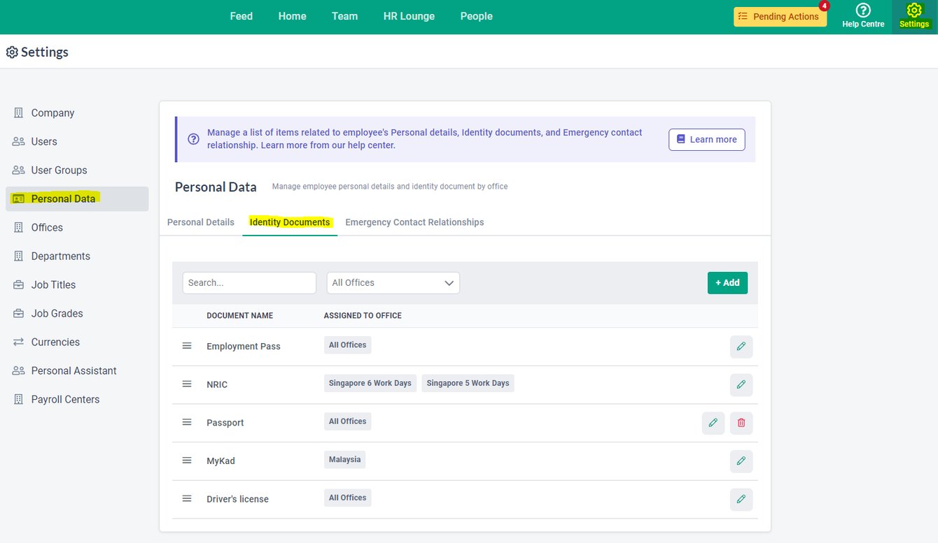 How to Add Custom Fields to Identity Documents in BrioHR for Employee ...