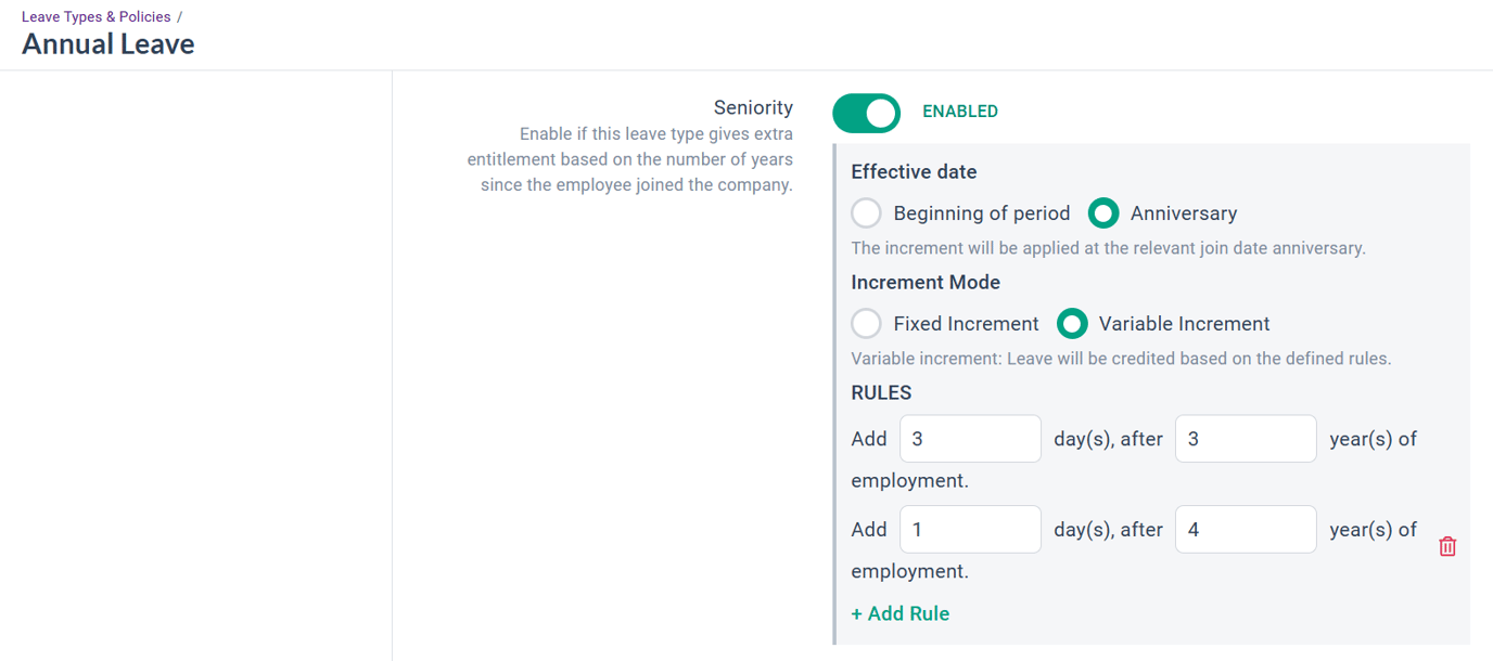 Understanding Seniority Leave and Anniversary Dates