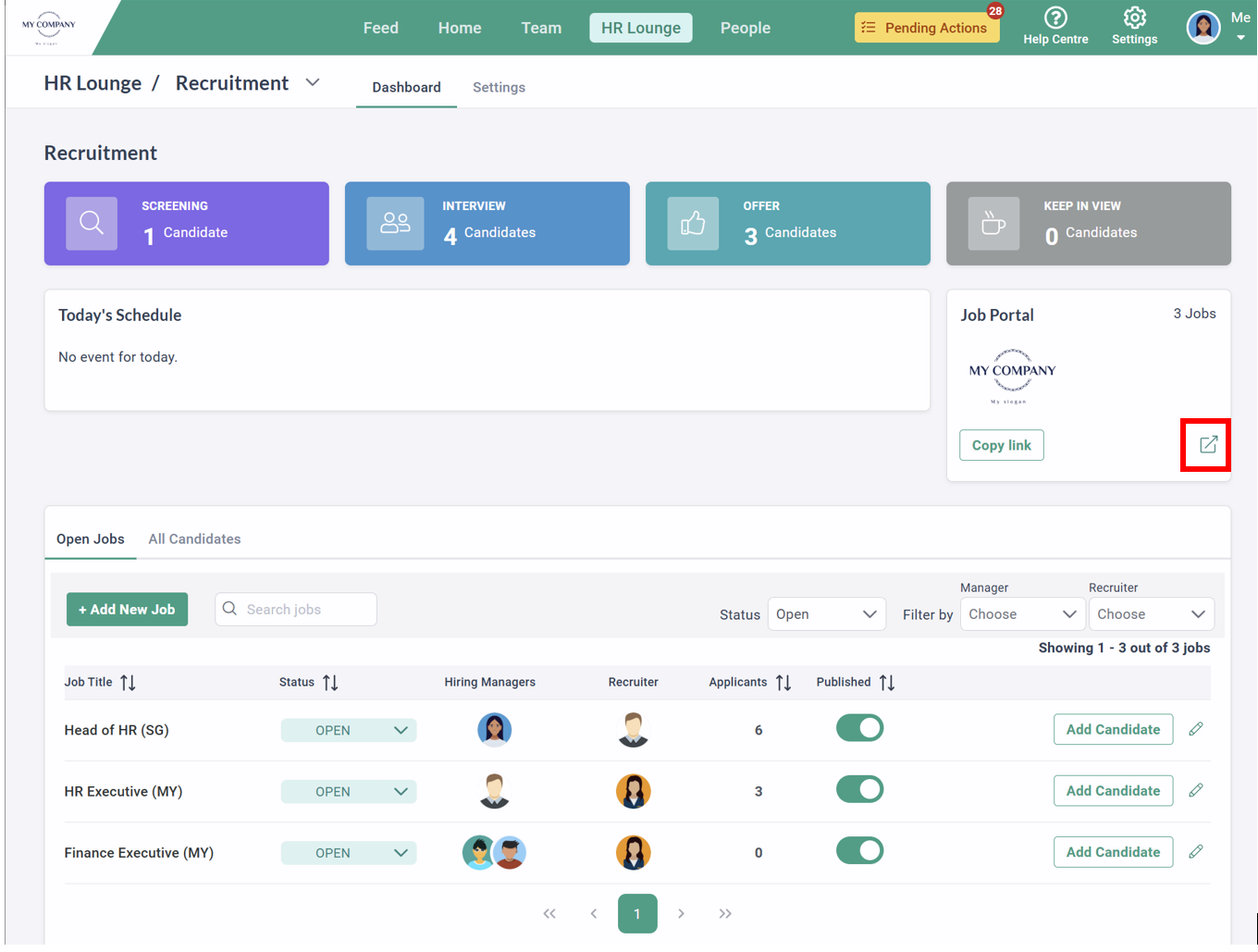 How to View Job Details in BrioHR Recruitment Module