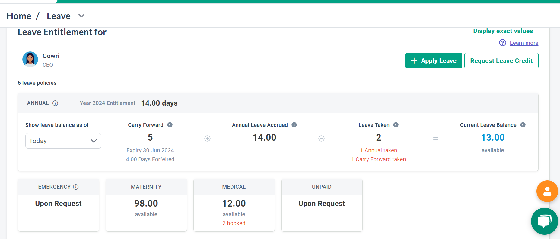 How to Apply for Leave Using a Desktop or Laptop