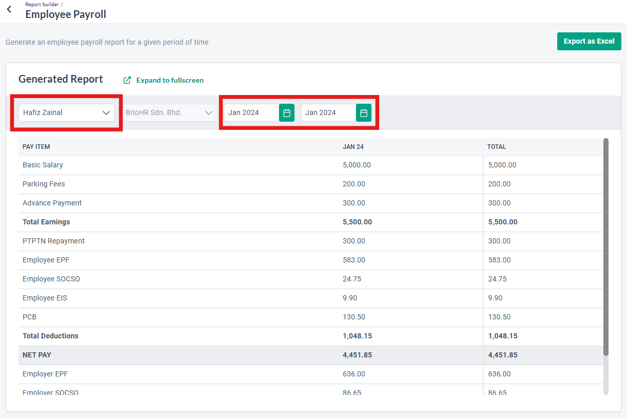 How to Generate Employee Payroll Reports for Malaysia Payroll in BrioHR