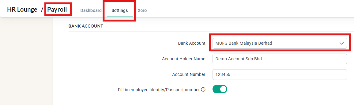MUFG Bank Malaysia Berhad (MY): How to Generate Bank File for Payroll ...