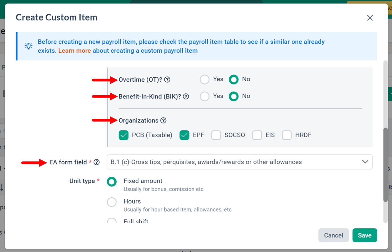 How to Create a Custom Pay Item in BrioHR
