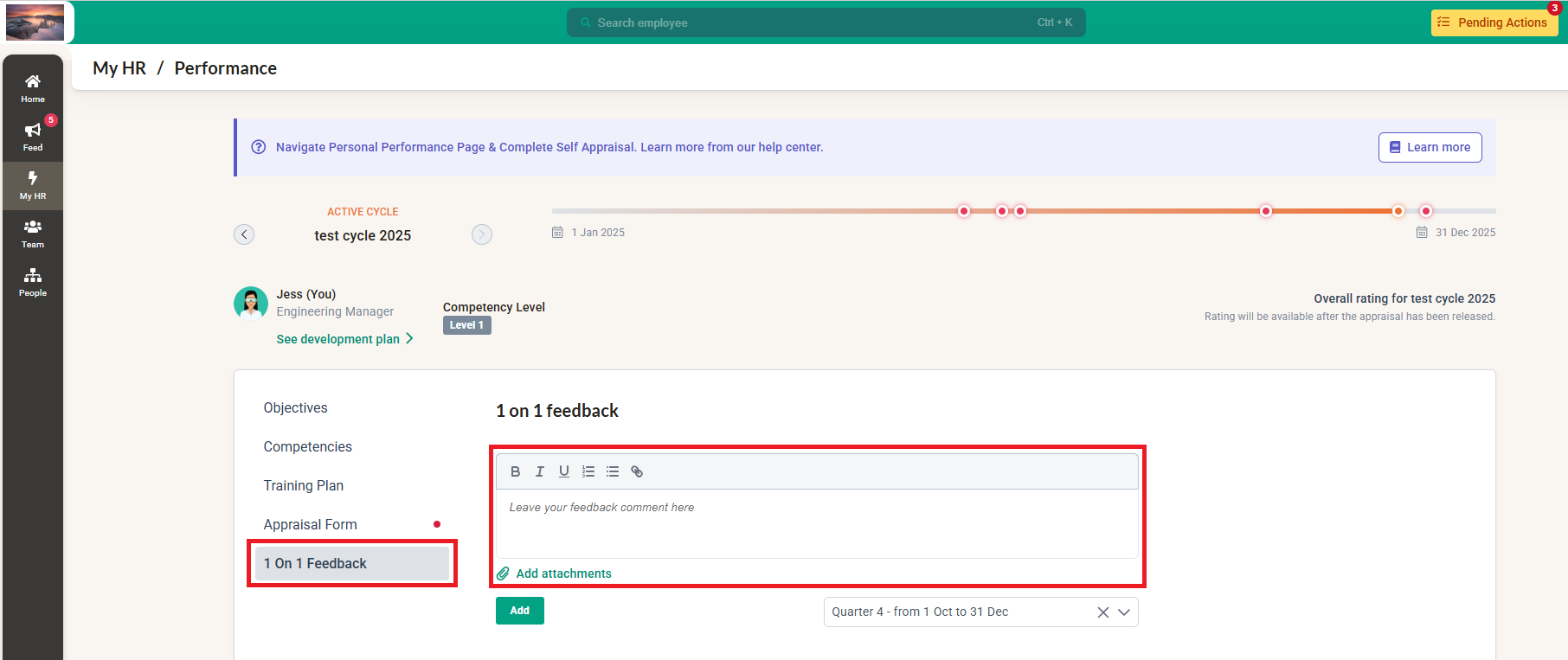 How Employees Can Use the Performance Module in BrioHR: Step-by-Step Guide