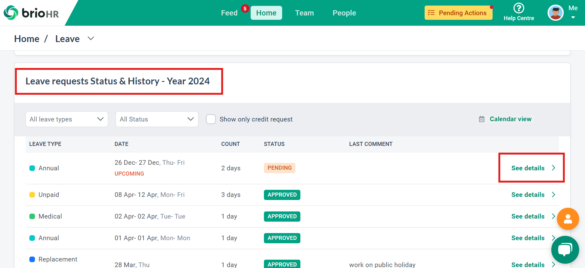 How to Modify Your Leave Application