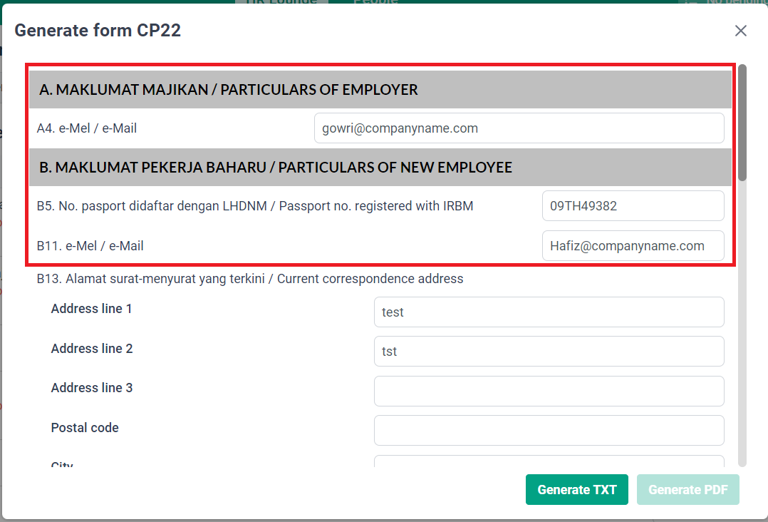 How to Generate the CP22 Form for Payroll in Malaysia