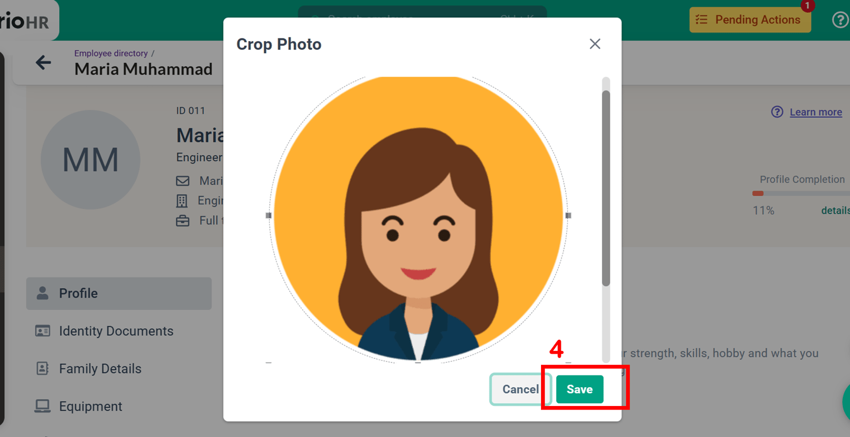 How to Upload or Change Your Profile Picture in BrioHR