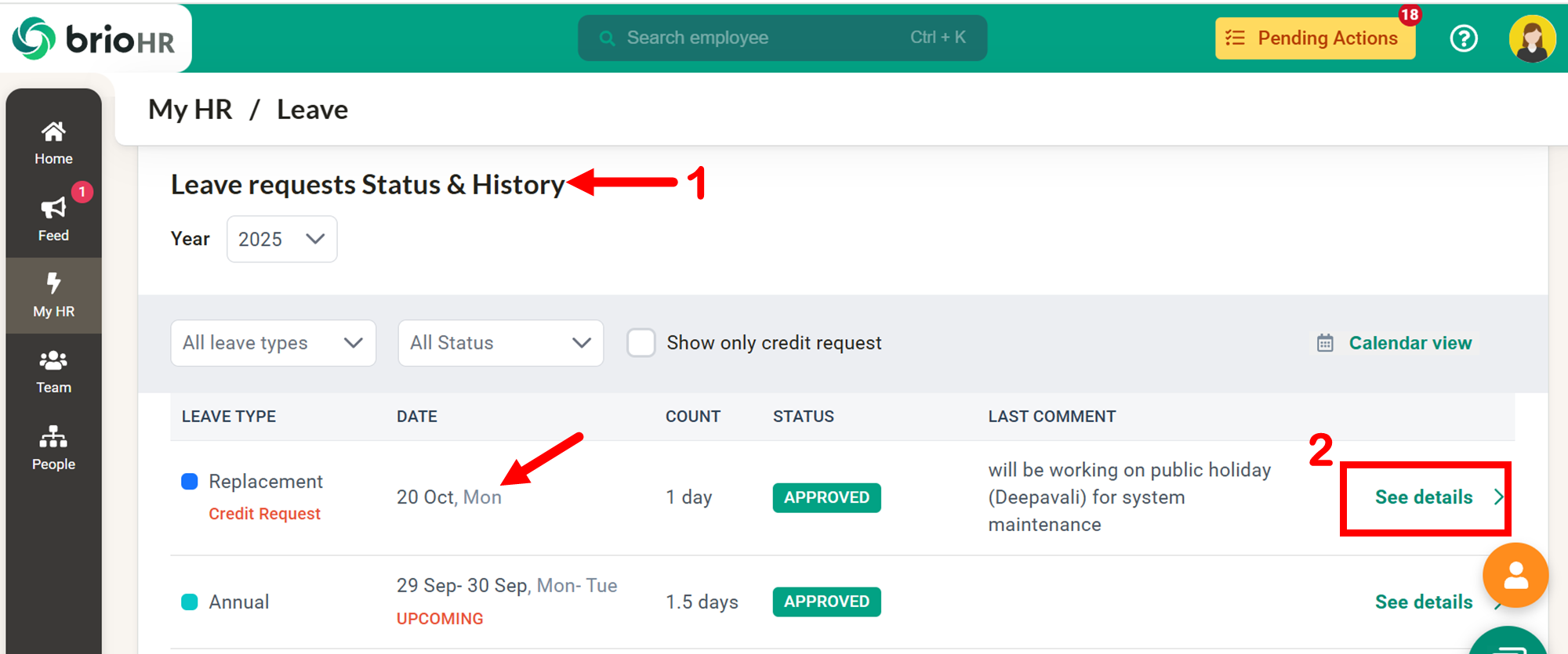 How to Cancel Leave Applications & Credit Requests